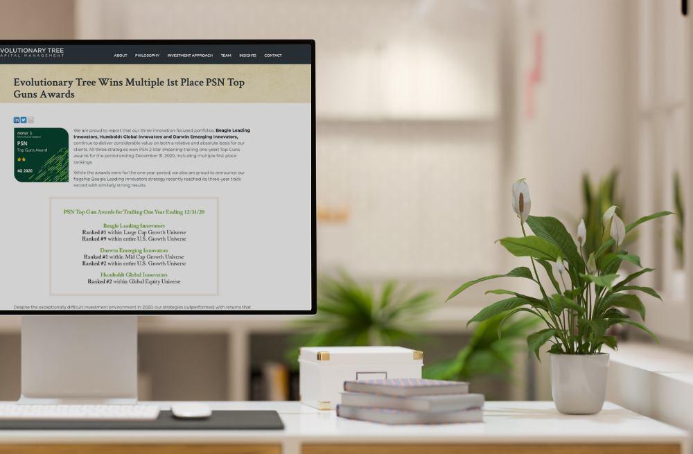 Evolutionary Tree Flagship Strategy Wins PSN Top Guns Award